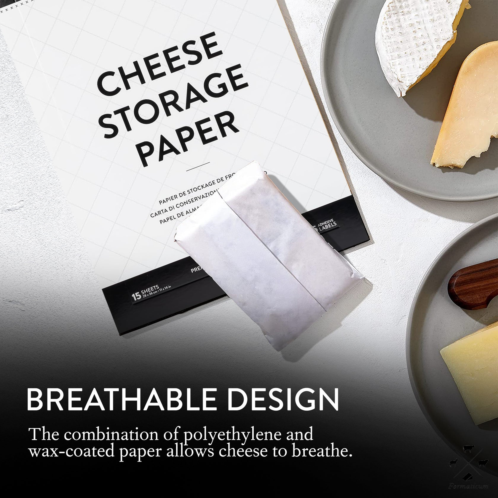 Formaticum Cheese Storage | Best Cheese Paper & Cheese Bags