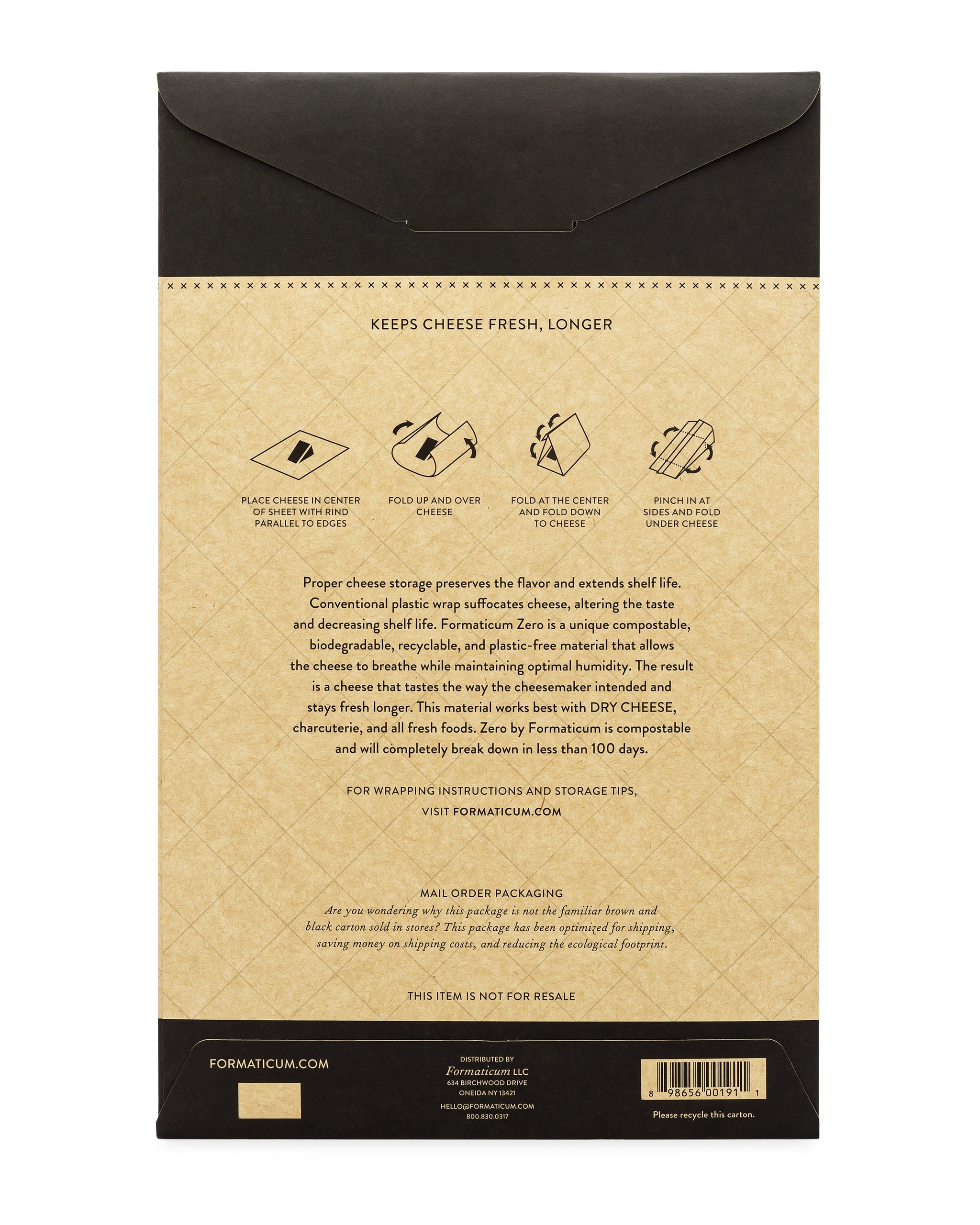 Zero Cheese Storage Paper – Formaticum